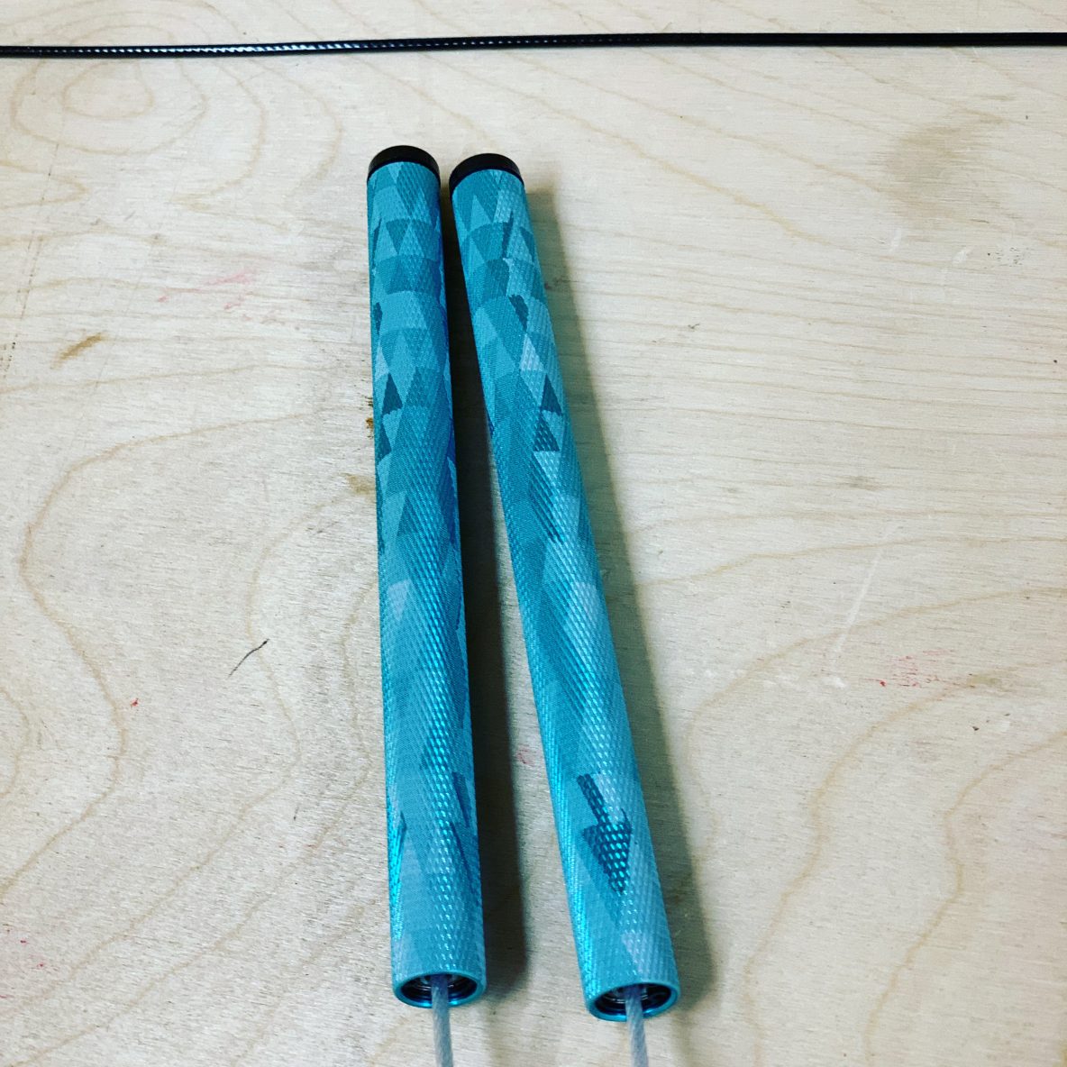 Diamond design Custom Knurled SGF Speed Rope (Hollow) *Laser Etched ...